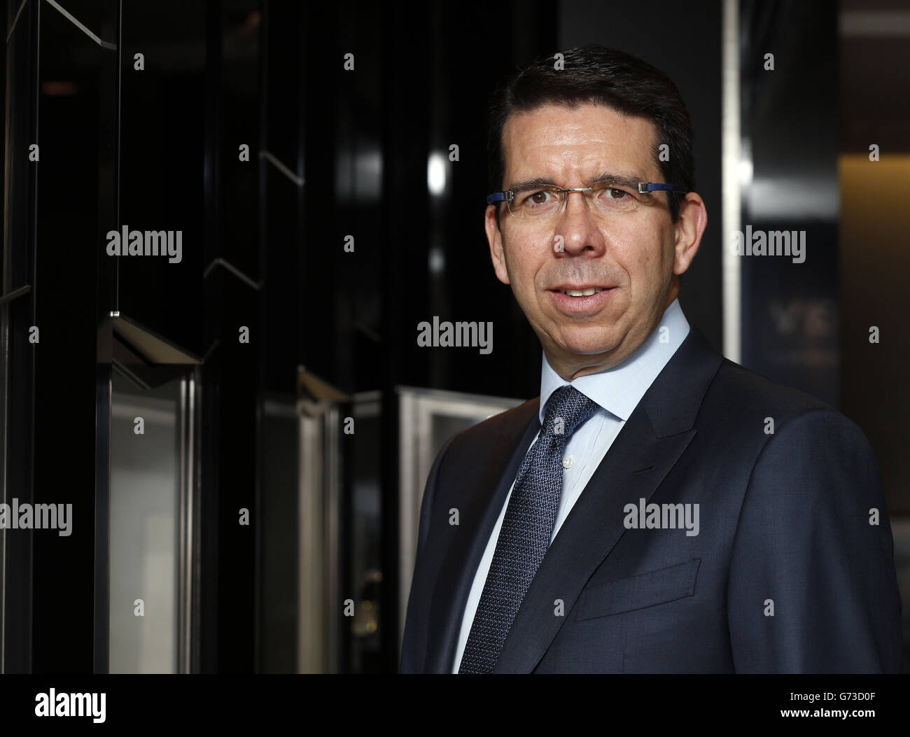 Signature touch at their shop in old bond street hi-res stock ...