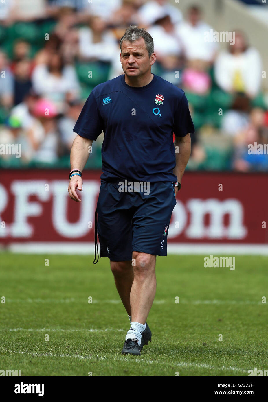 Coach Jon Callard during the International Friendly match at Twickenham ...