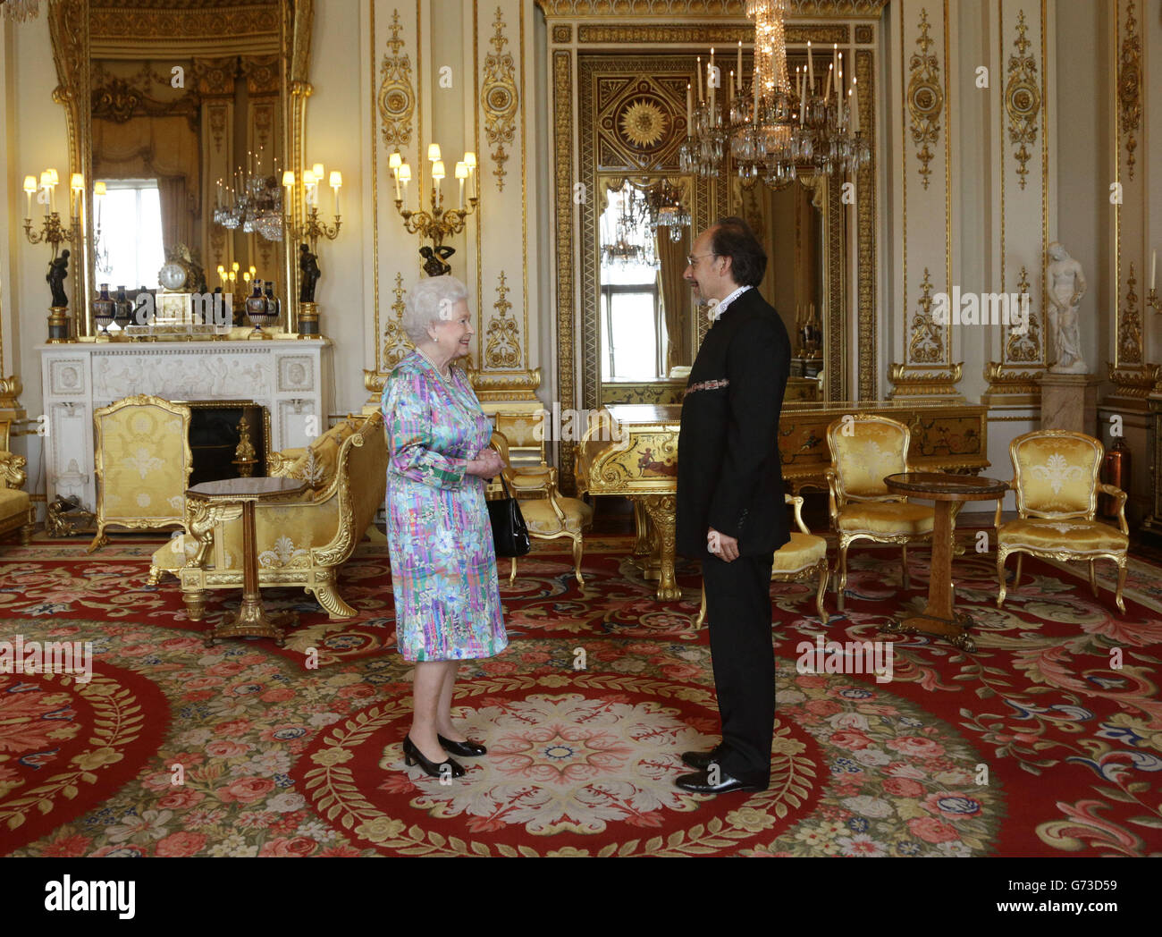 His Excellency Mr Roberto Calzadilla Sarmiento of Bolivia during an ...