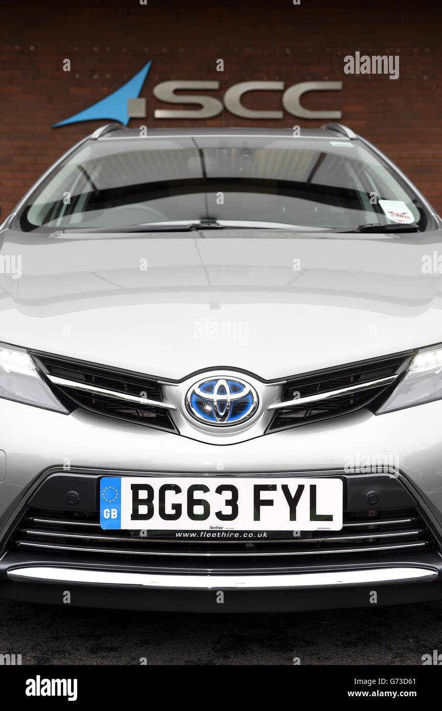 Toyota Fleet Handover to SCC - Birmingham Stock Photo - Alamy