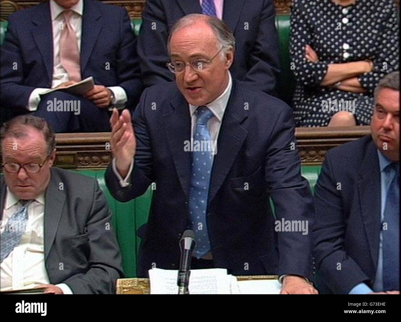 Michael Howard Butler Report debate Stock Photo - Alamy