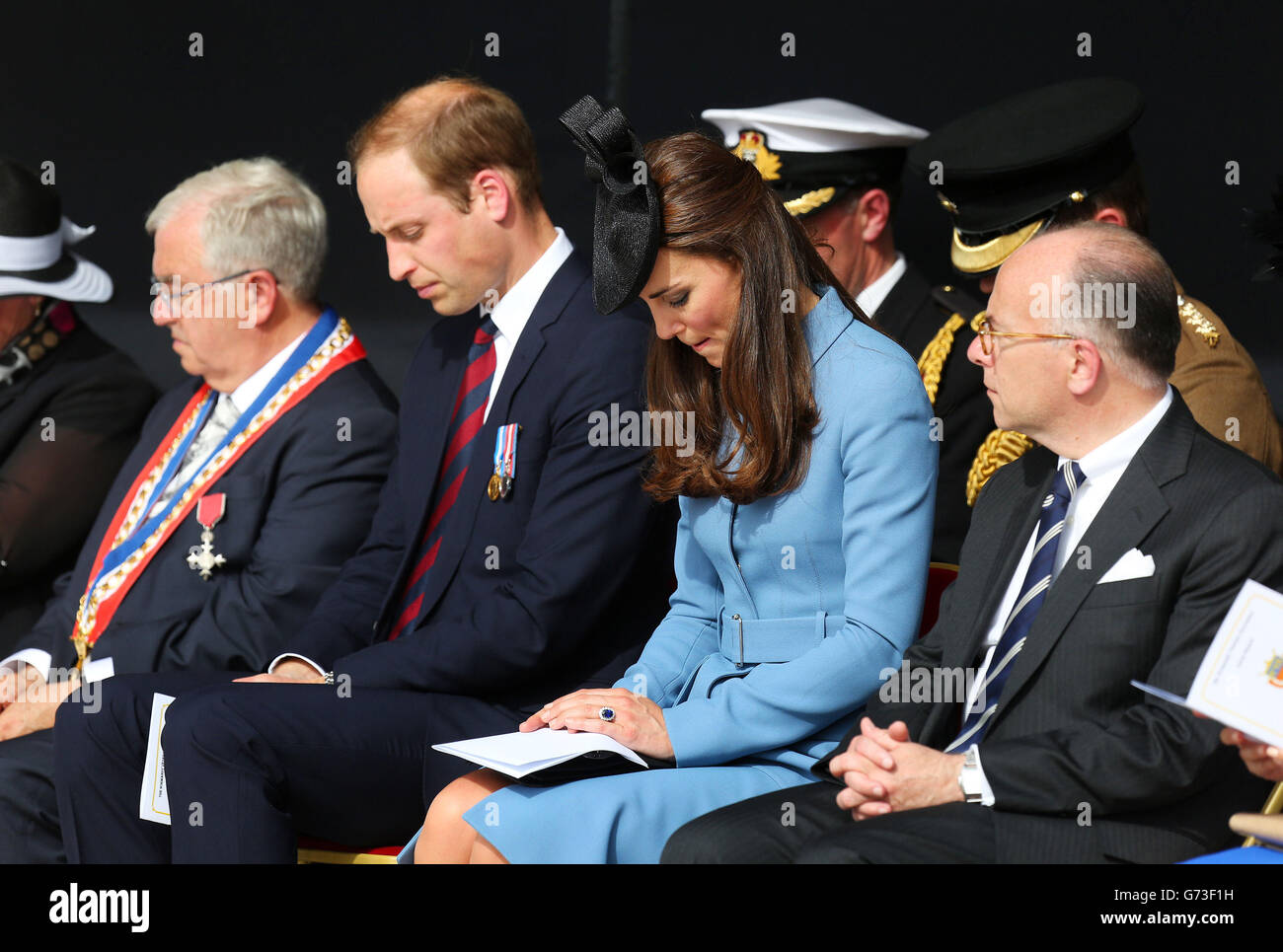 The Duke and Duchess of Cambridge as Normandy veterans parade in ...