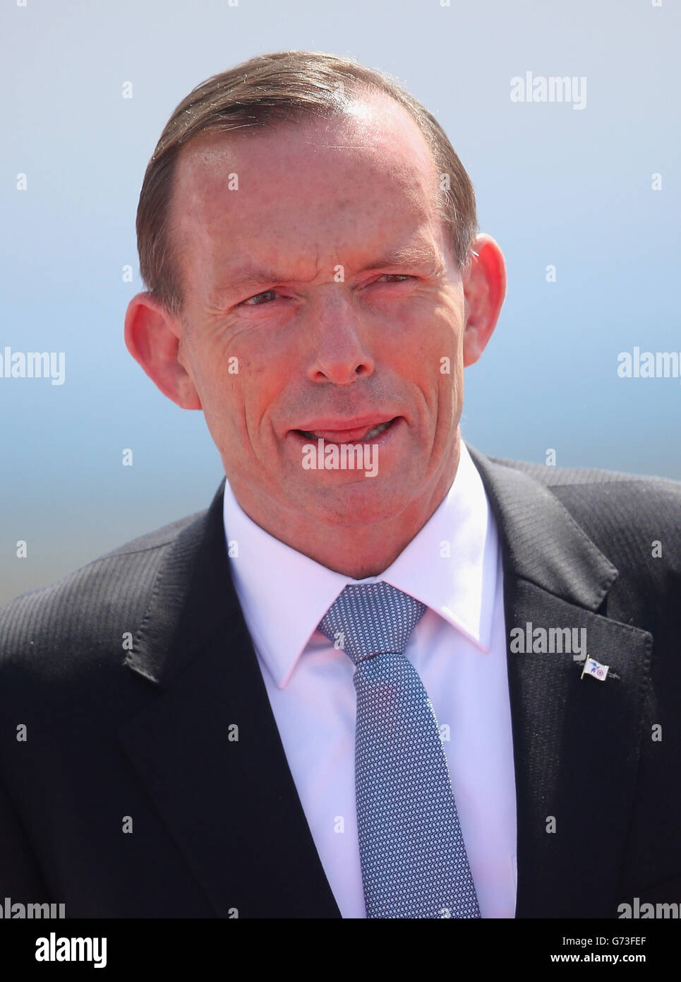 Australian Prime Minister Tony Abbott arrives for an International ...