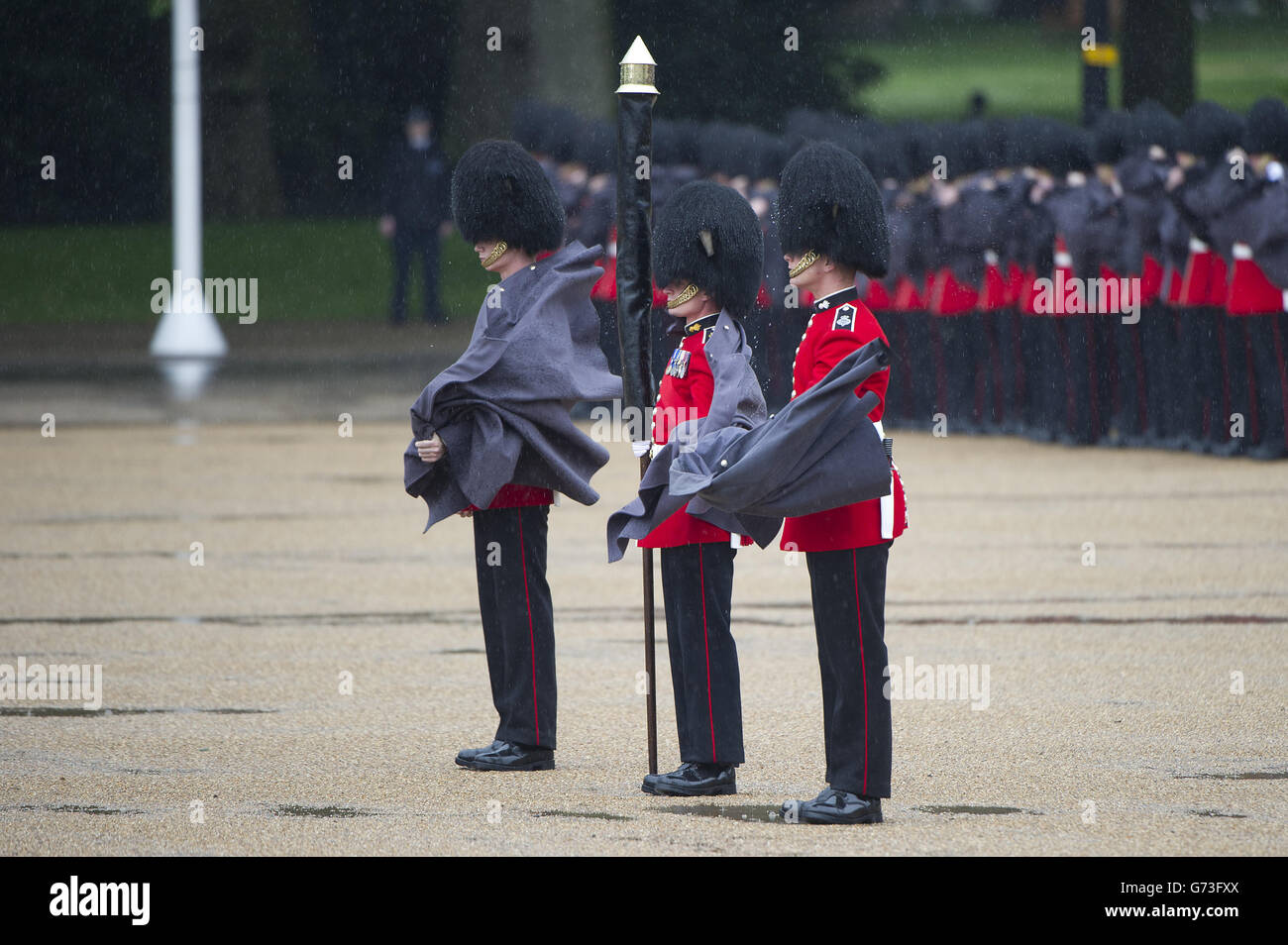 Grenadier Guards during the Colonel's Review, the final rehearsal of ...