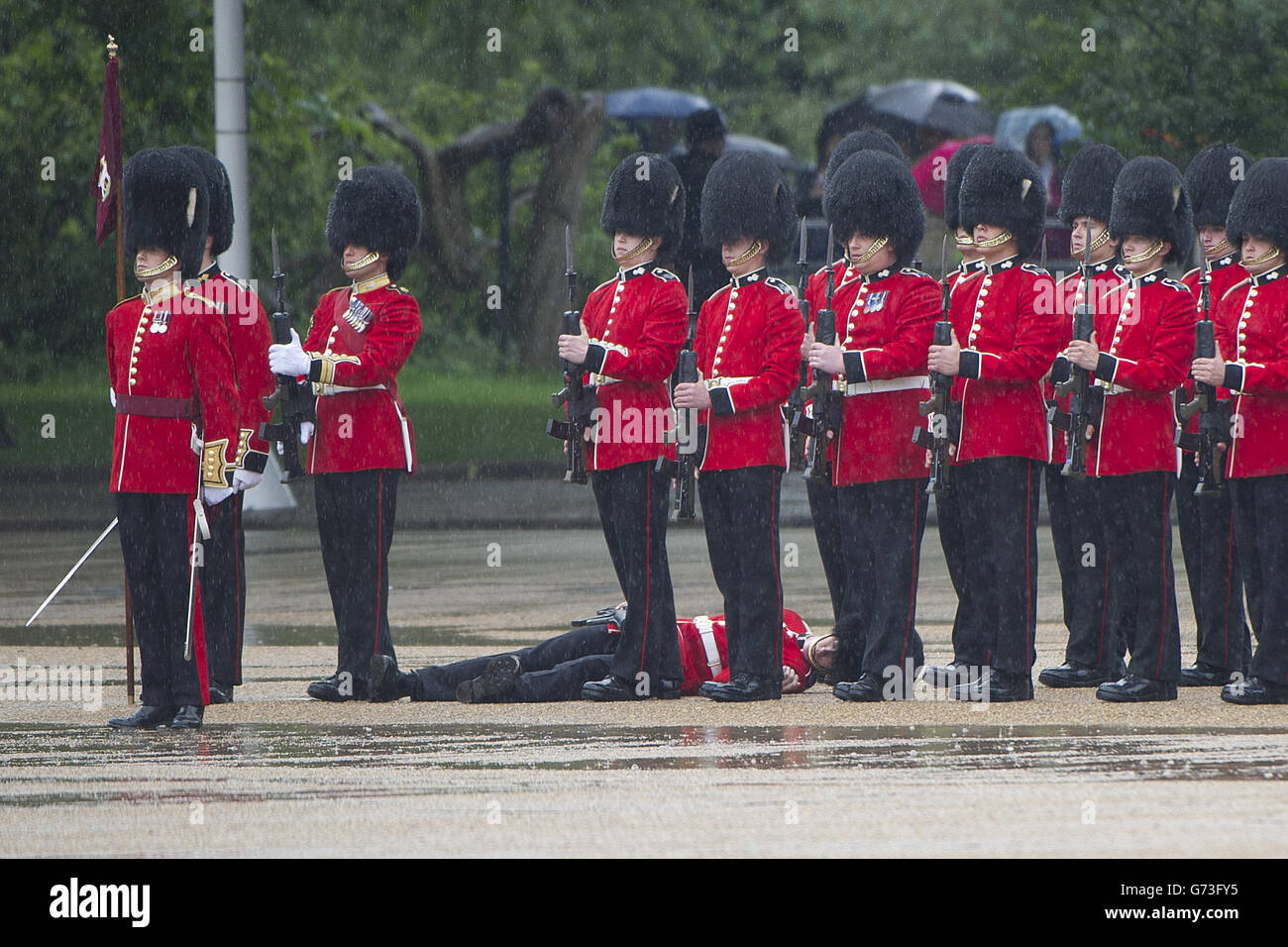Grenadier Guards During The Colonels Review High Resolution Stock ...