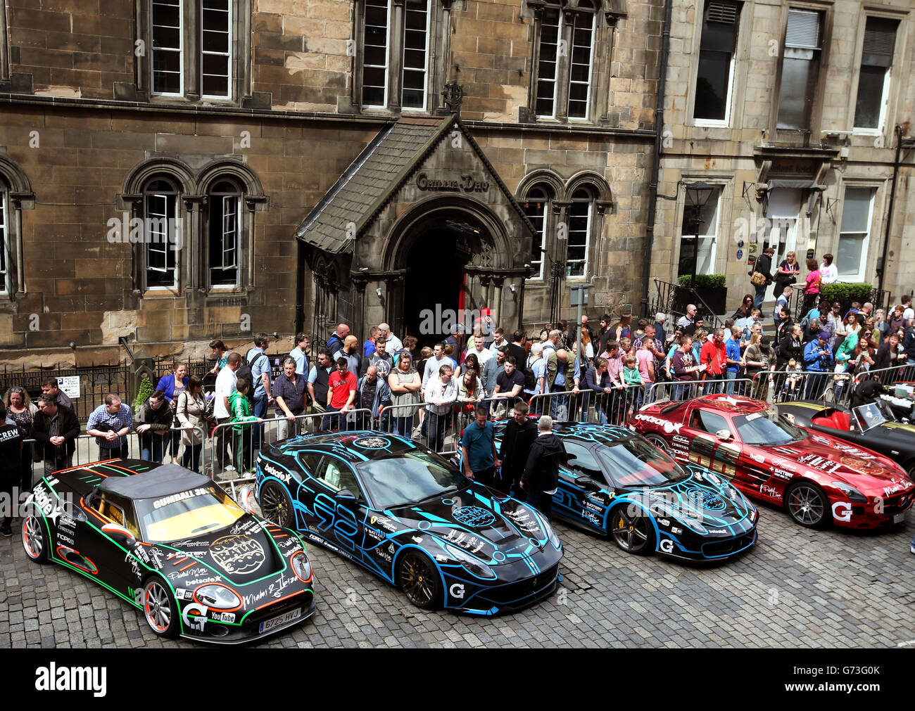 Gumball 3000 rally photocall Stock Photo - Alamy