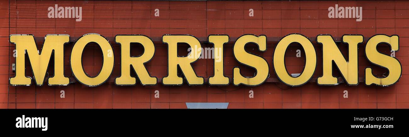Supermarket stock. Generic stock of Morrisons in Belle Vale, Liverpool ...
