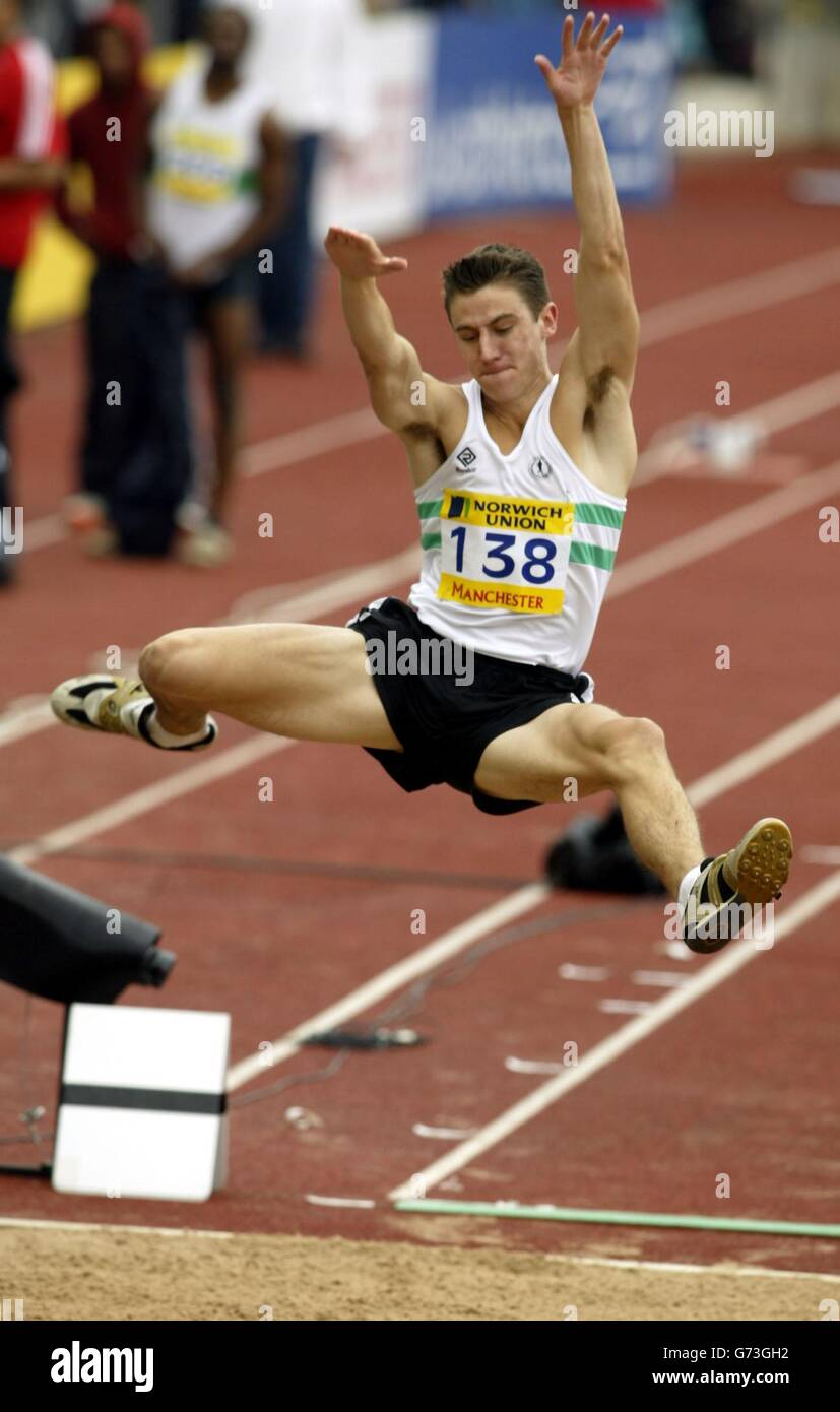 Dale Garland Norwich Union Olympic trials Stock Photo - Alamy