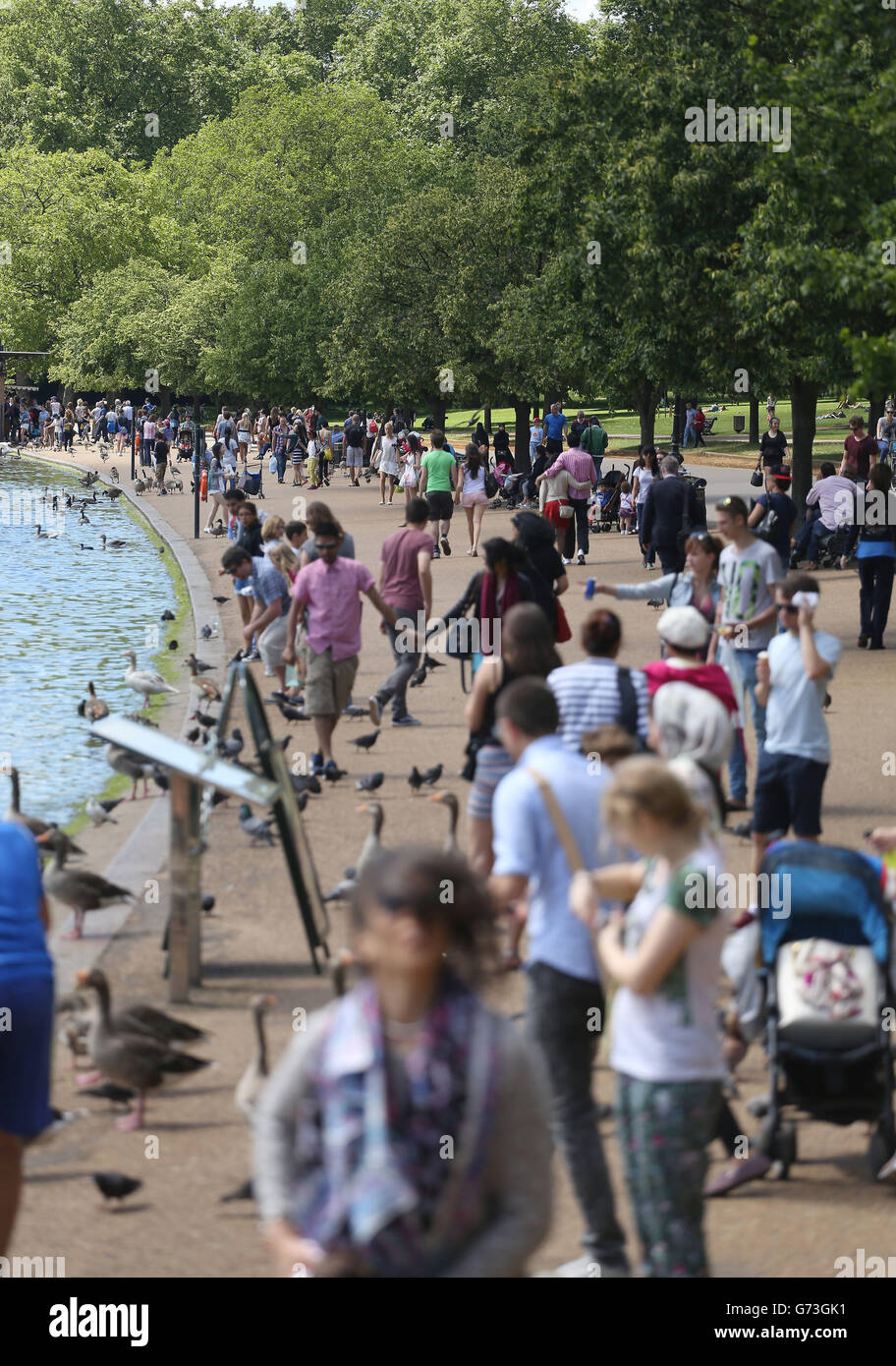 Summer weather June 10th Stock Photo - Alamy