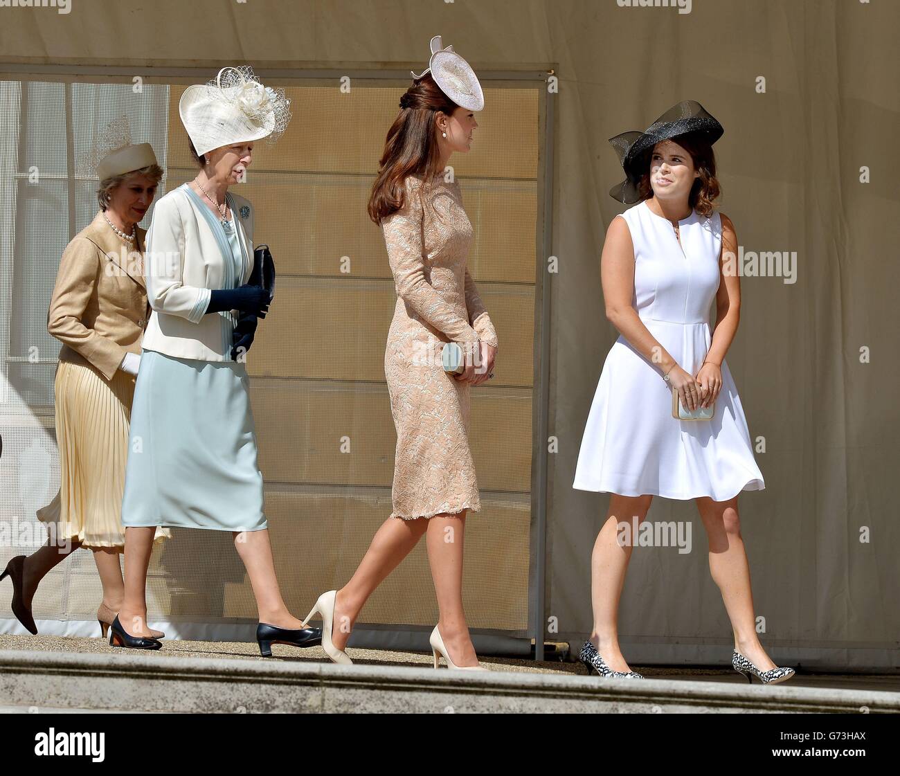 The Duchess of Gloucester, the Princess Royal, Duchess of Cambridge and ...