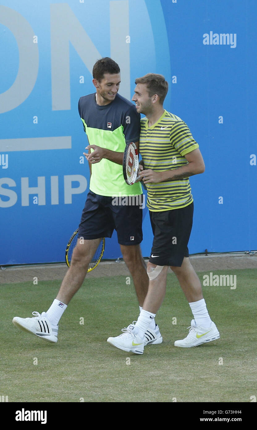 James ward daniel evans aegon championships queens club hi-res stock ...