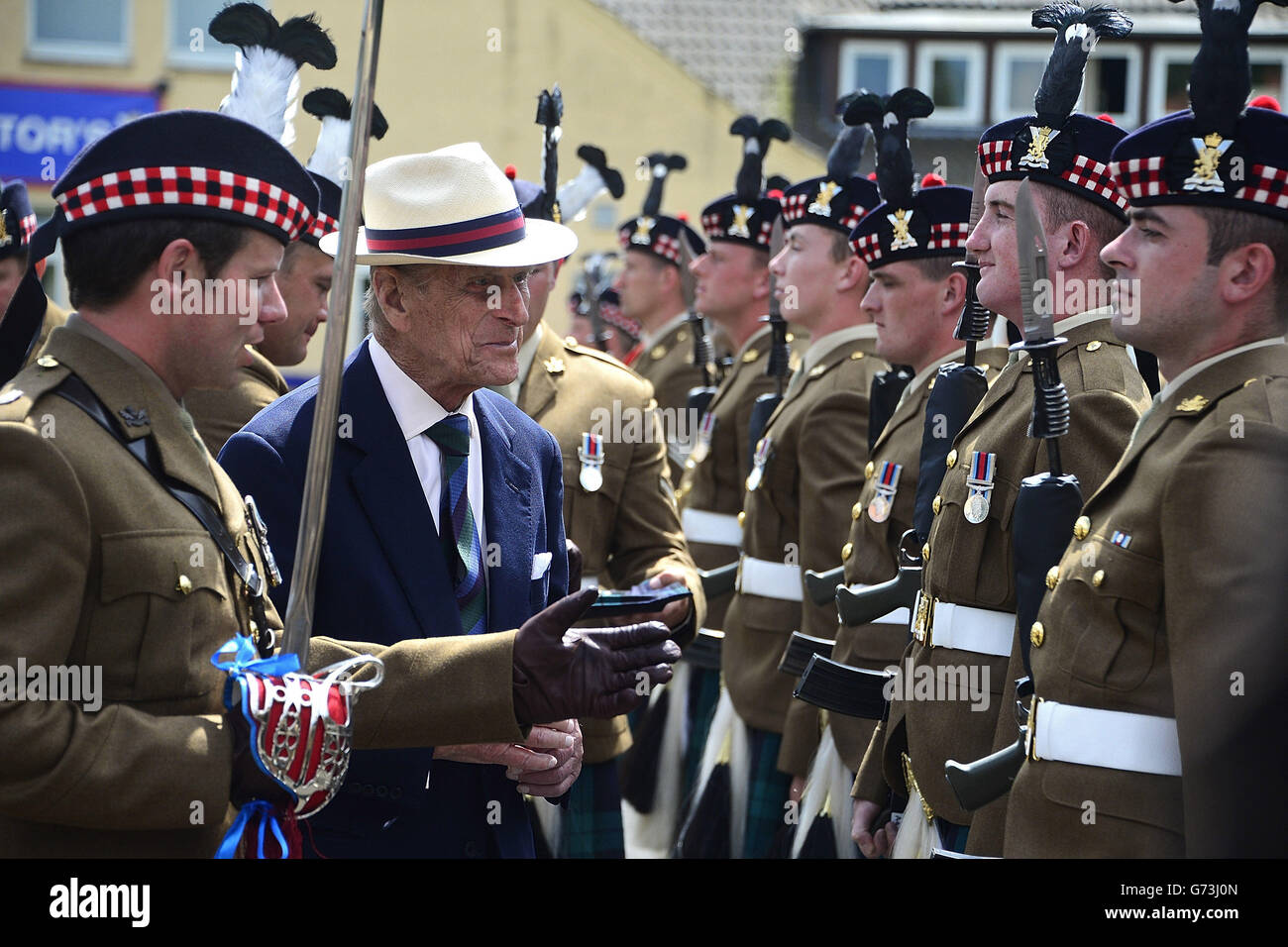 Duke of Edinburgh visits Germany Stock Photo - Alamy
