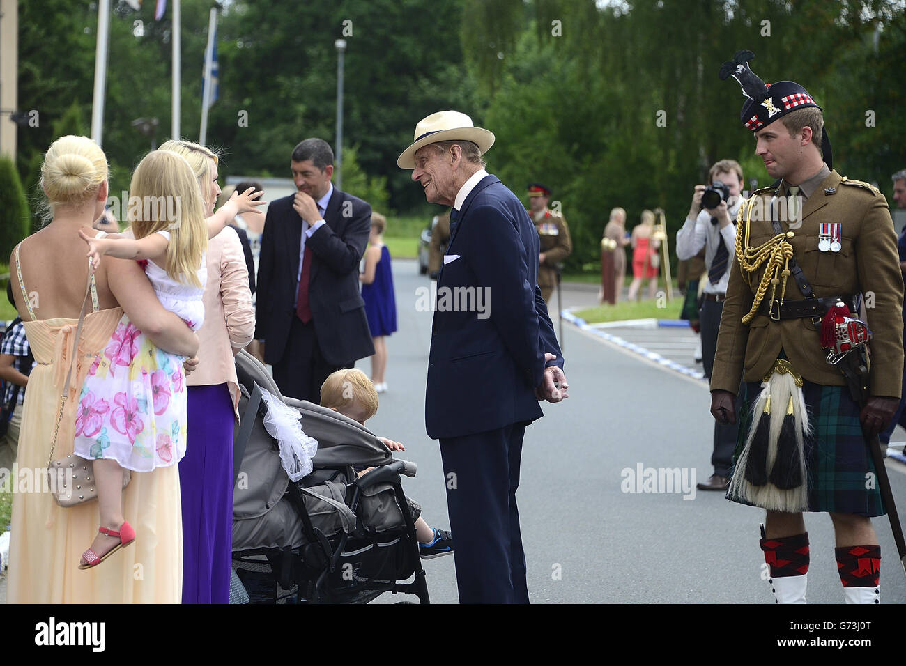 Duke of Edinburgh visits Germany Stock Photo - Alamy