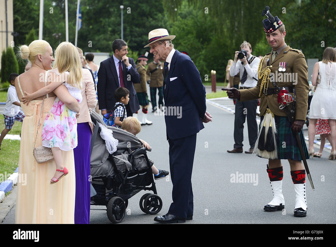 Duke of Edinburgh visits Germany Stock Photo - Alamy