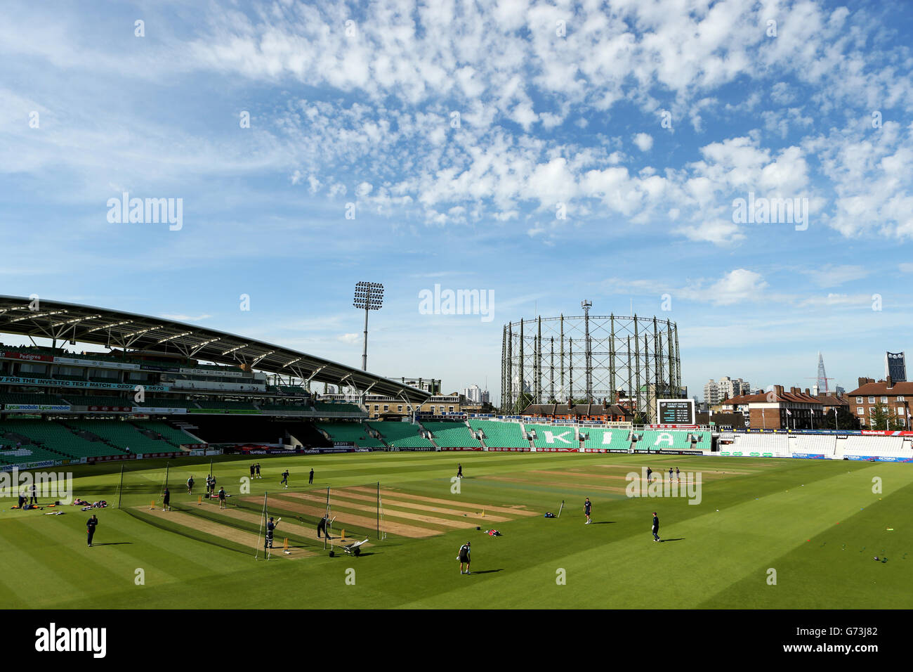 Gv general view ocs stand gasometer gas holder hi-res stock photography ...