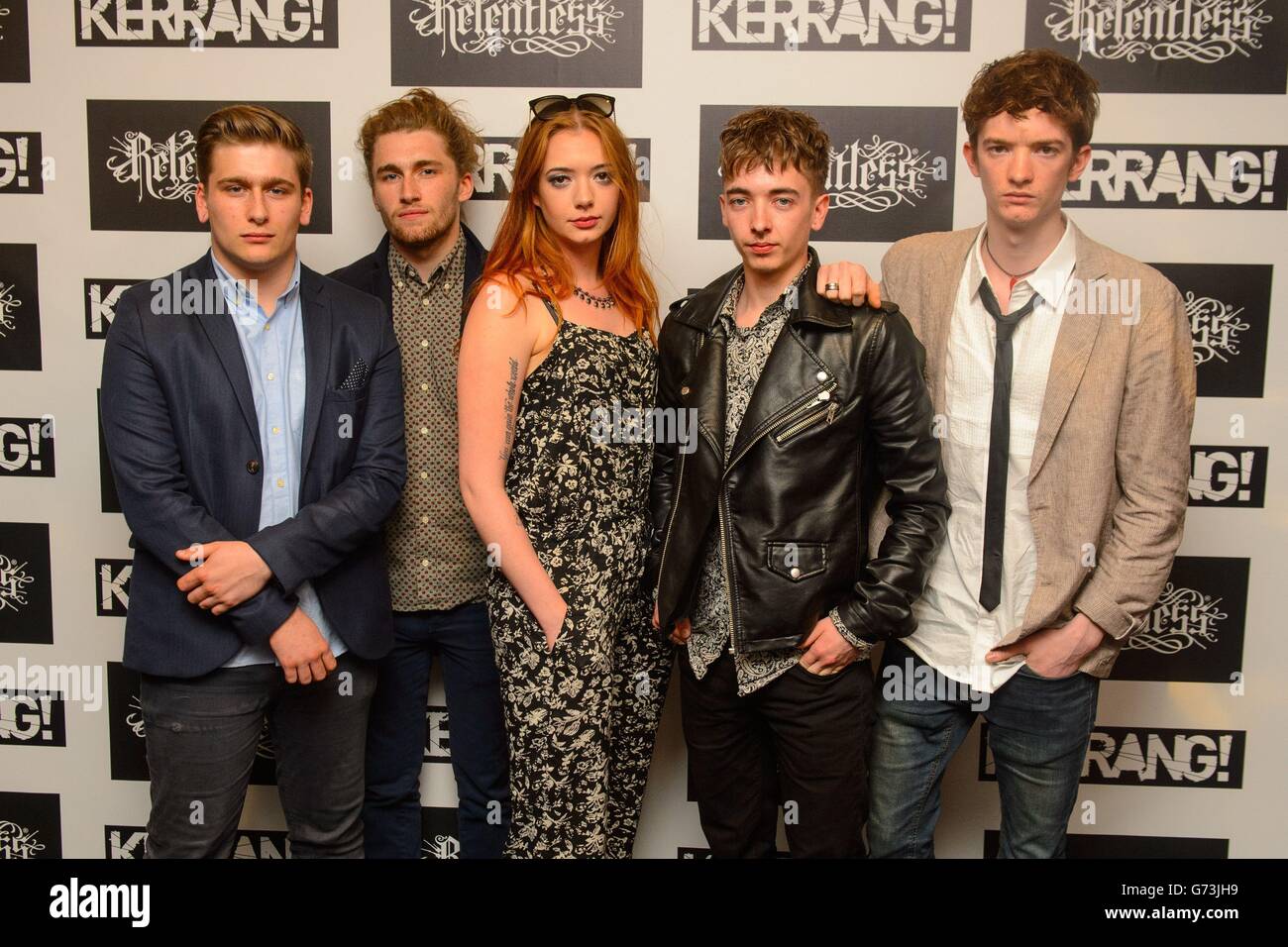 Marmozets arriving at the Kerrang Awards, at the Troxy, in east London ...