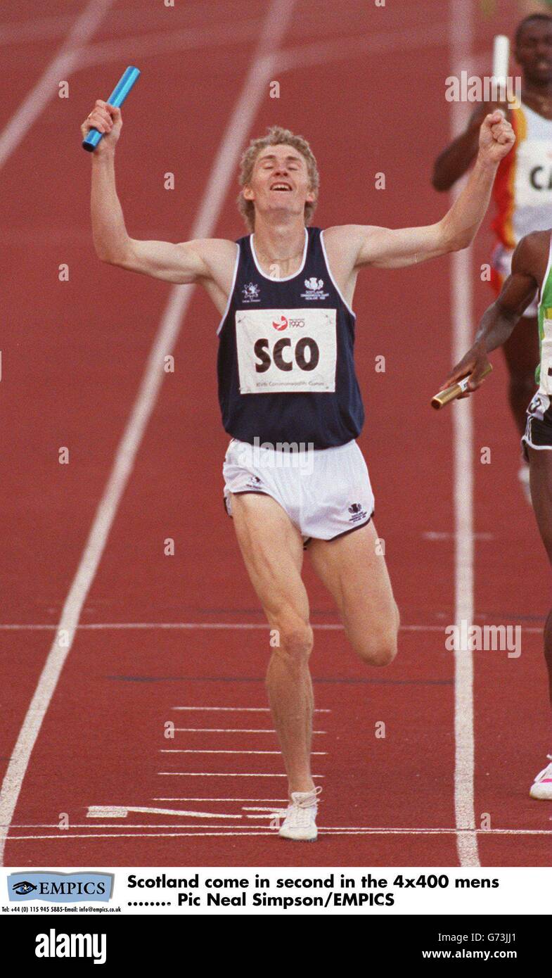 Athletics - Commonwealth Games - Auckland -1990 Stock Photo - Alamy