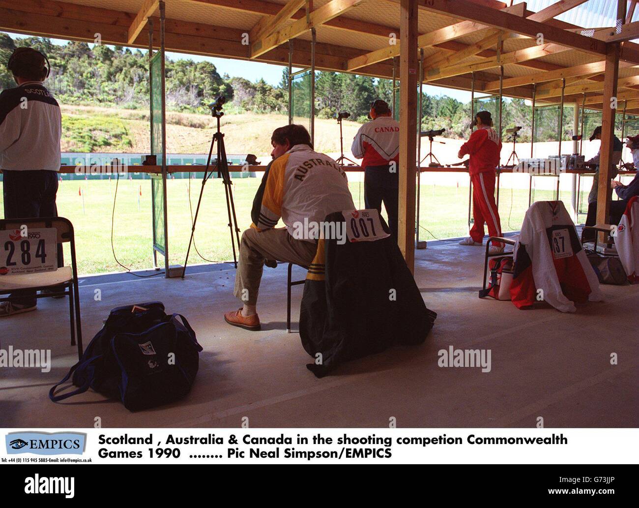 Athletics - Commonwealth Games - Auckland -1990 Stock Photo - Alamy