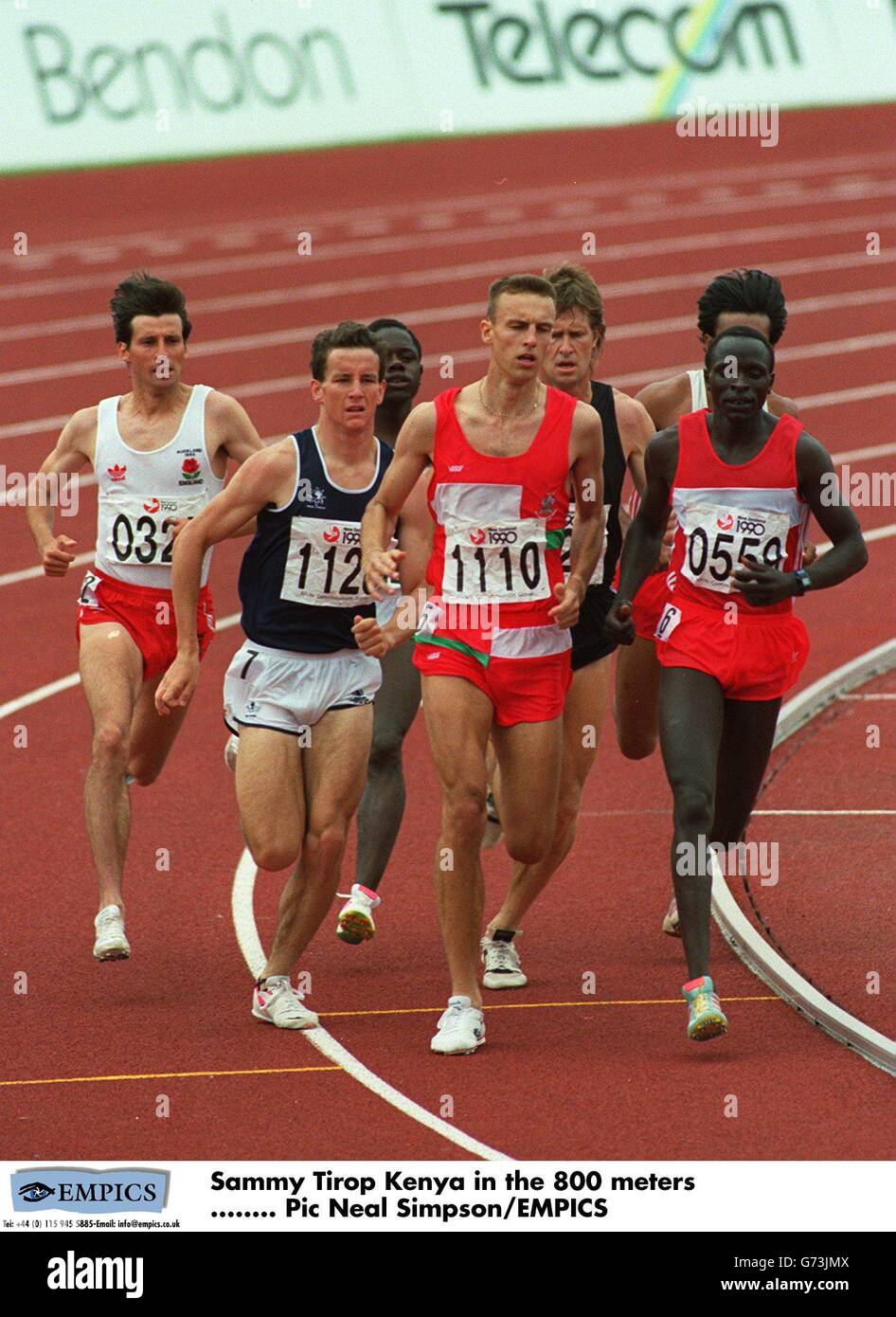 Athletics - Commonwealth Games - Auckland -1990 Stock Photo - Alamy
