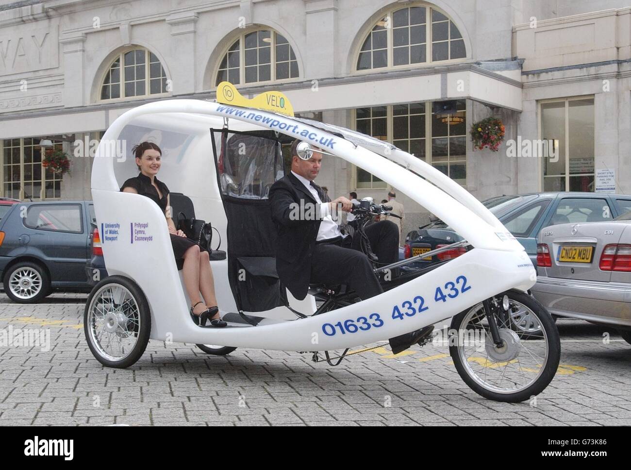 Pedal powered taxis hi-res stock photography and images - Alamy