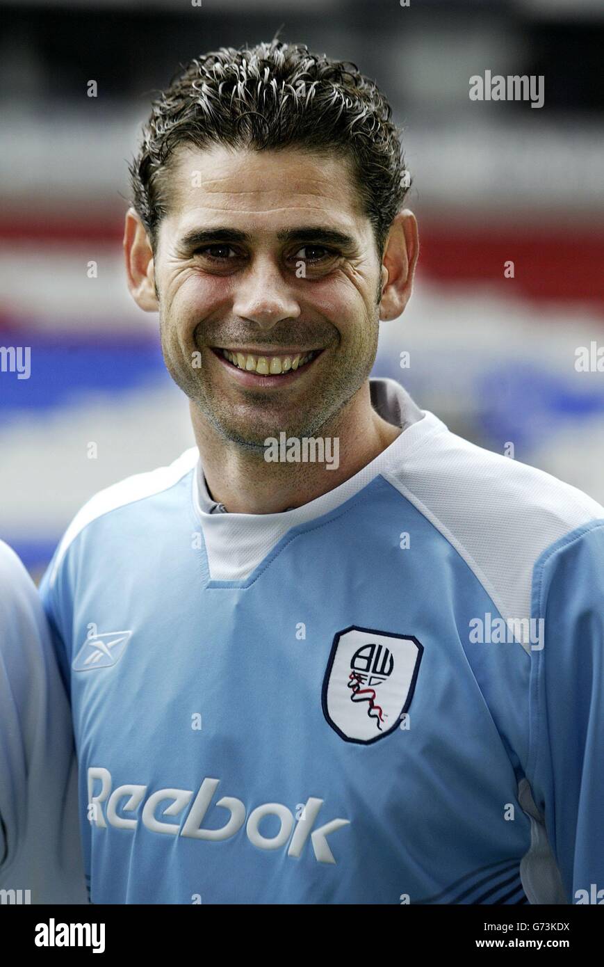 Bolton Wanderers New Signing Fernando Hierro High Resolution Stock ...