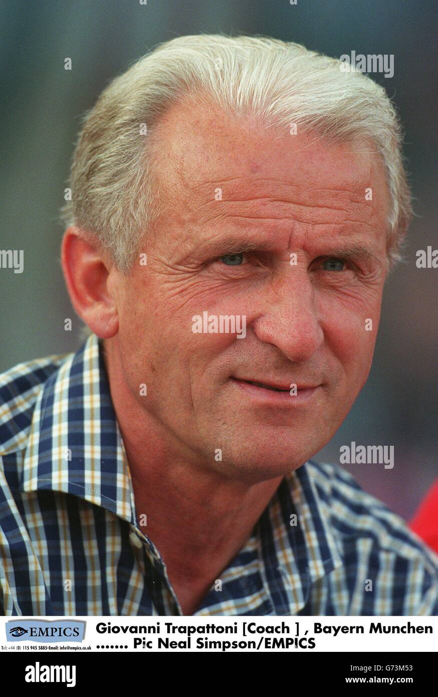 Soccer - Bayern Munchen v Grasshopper - Club. Giovanni Trapattoni ...