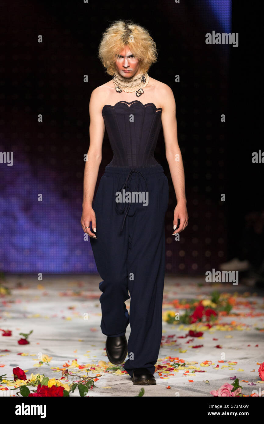 10th June 2016, London. Charles Jeffrey Loverly shows his designs as ...