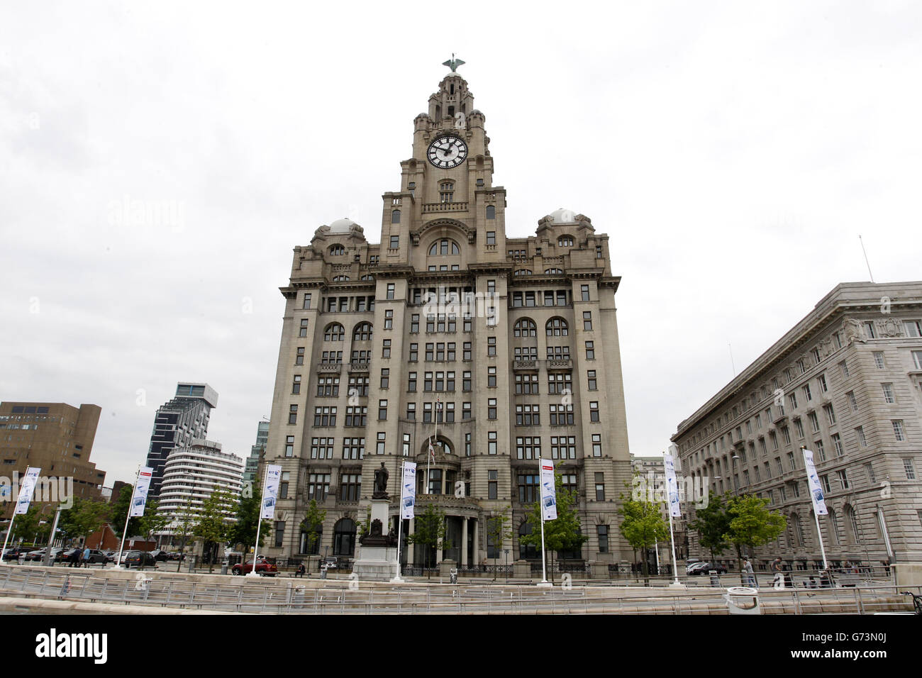 A general view of the Royal Liver Building, also know as the ...