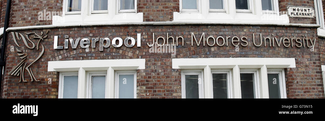 A general view of the Liverpool John Moores University building, in ...