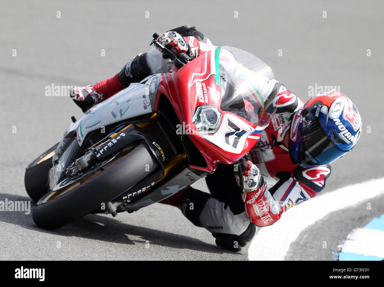 MV Agusta FA RR's Claudio Corti during race two of round 5 of the ...