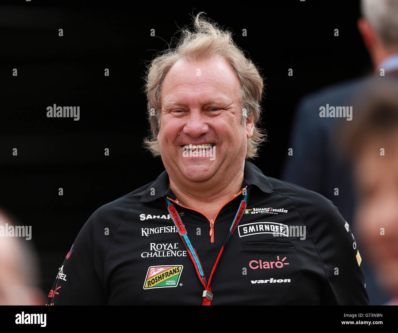 Force India Deputy Team Principal Bob Fernley during practice for the ...