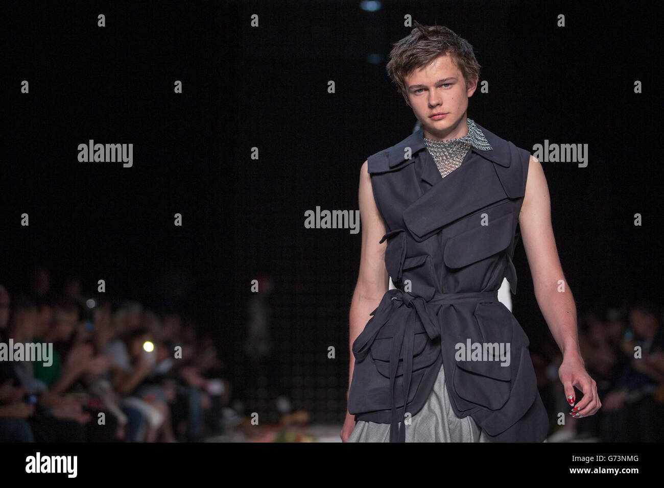 10th June 2016, London. Charles Jeffrey Loverly shows his designs as ...