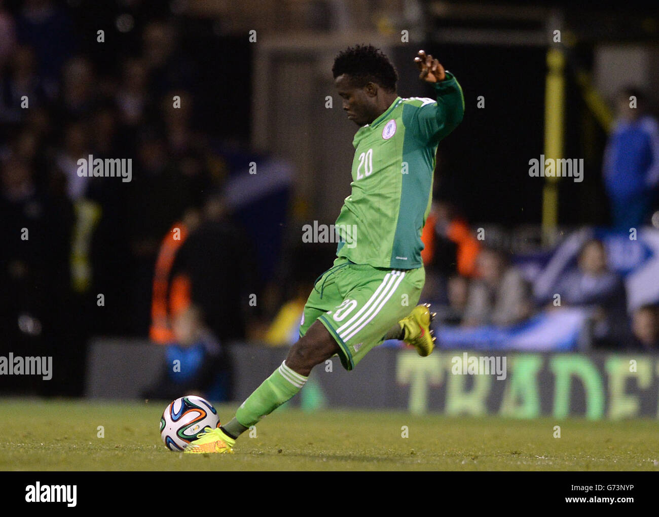 International soccer friendly scotland v nigeria hi-res stock ...