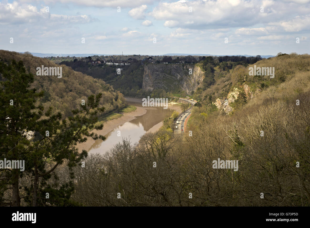 City Views - Bristol. The Avon Gorge and the River Avon, Bristol Stock ...