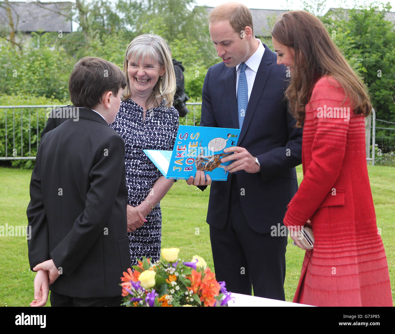 The countess of strathearn during visit to strathearn community campus ...