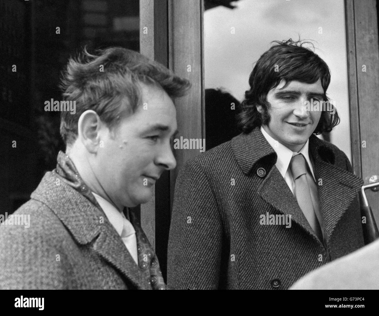 Ian Moore with Brian Clough Stock Photo - Alamy