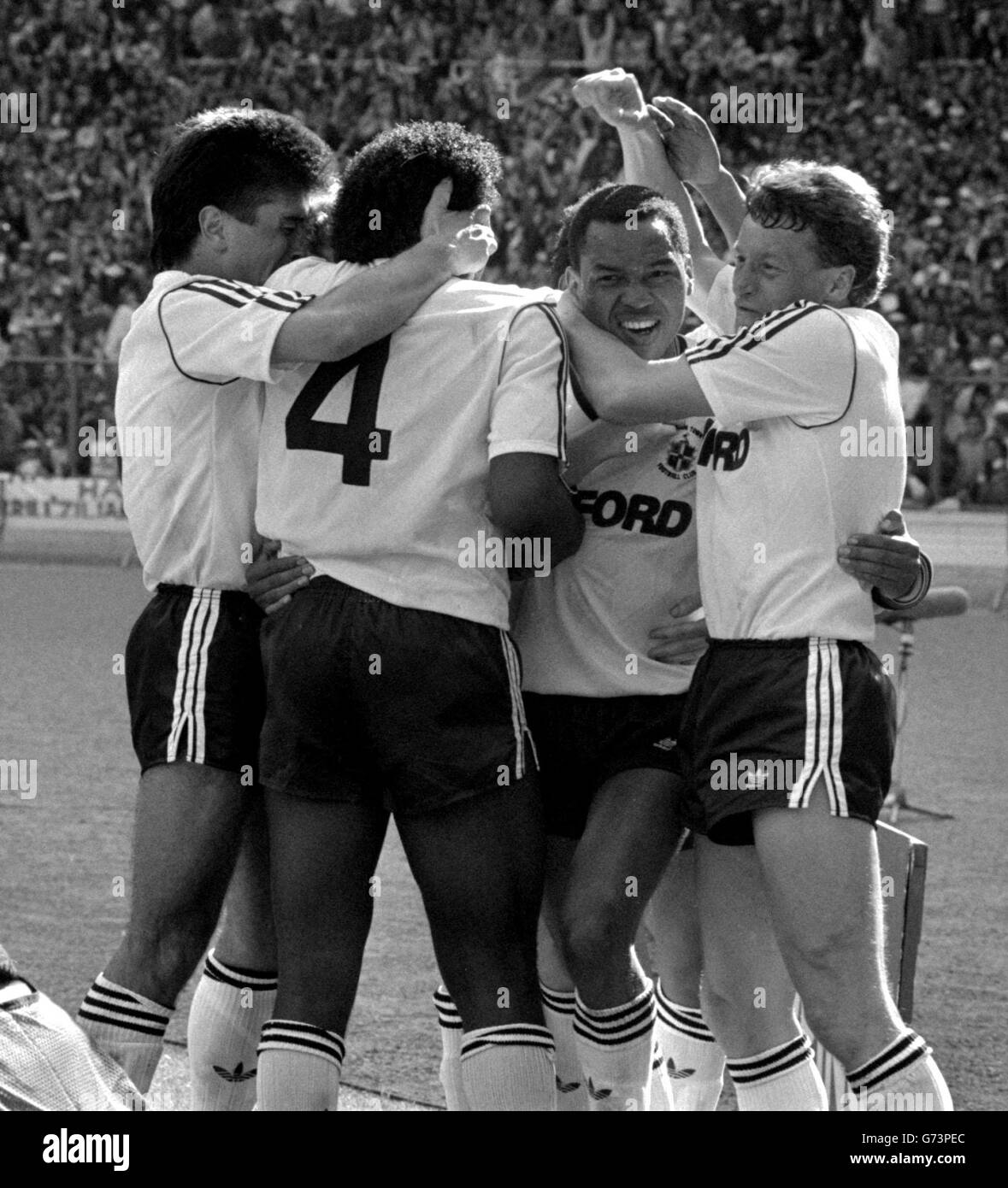 Including fellow scorer danny wilson right hi-res stock photography and ...