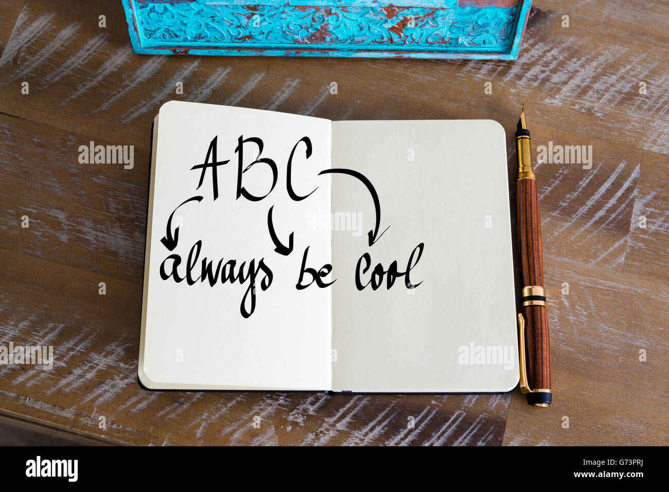 Business Acronym Business Acronym ABC as Always Be Cool handwritten on ...
