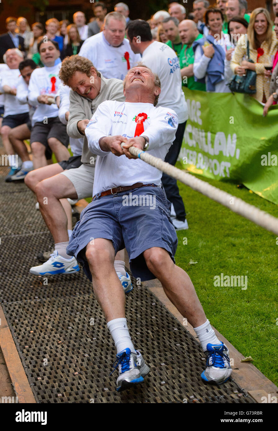 Lord St John of Bletso (front) and the House of Lords team during the ...