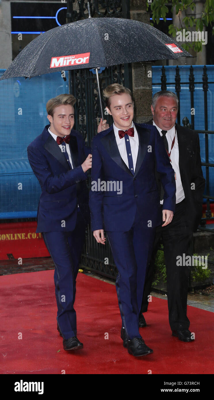 Jedward arrives for the Pride of Ireland awards celebrating the country ...