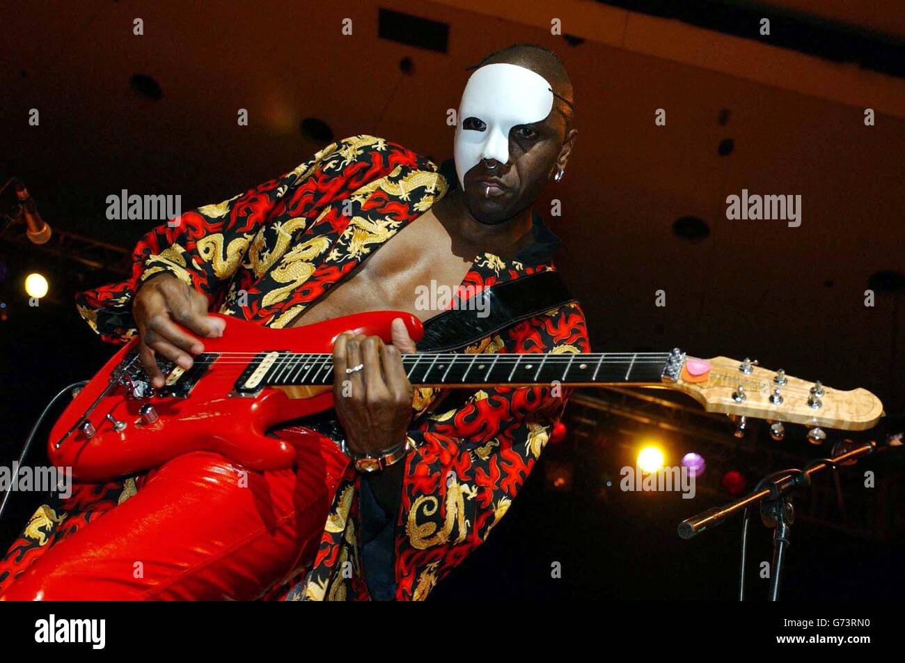 US band Cameo performs live on stage during his exclusive UK gig, at ...