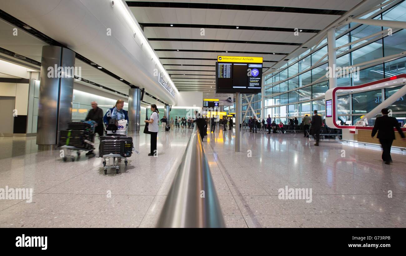 Terminal 2 opens at Heathrow airport Stock Photo - Alamy