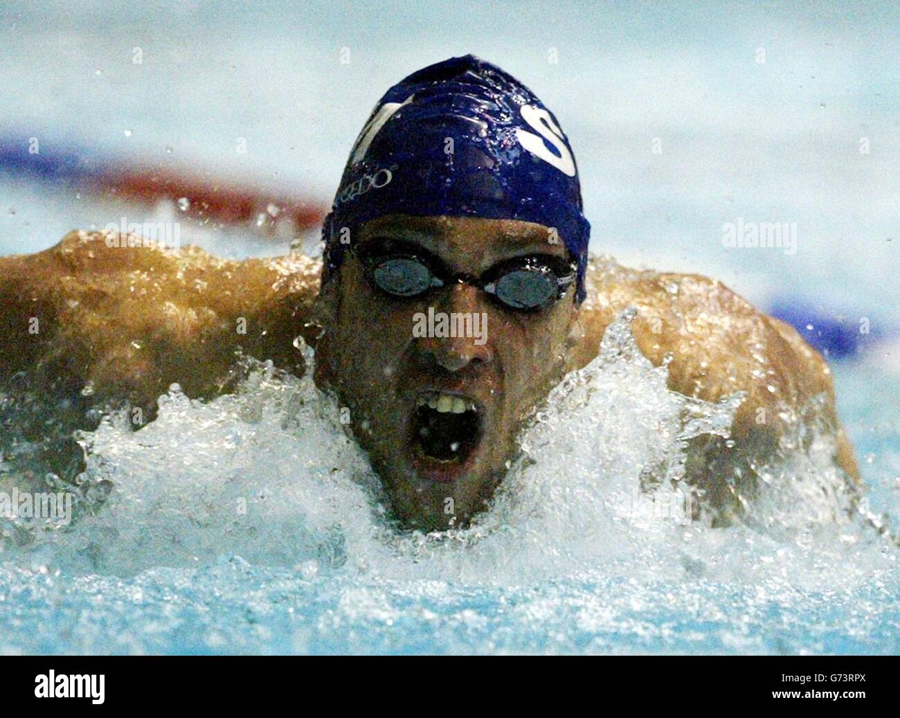 Swimming action breathing mouth open stephen parry hi-res stock ...