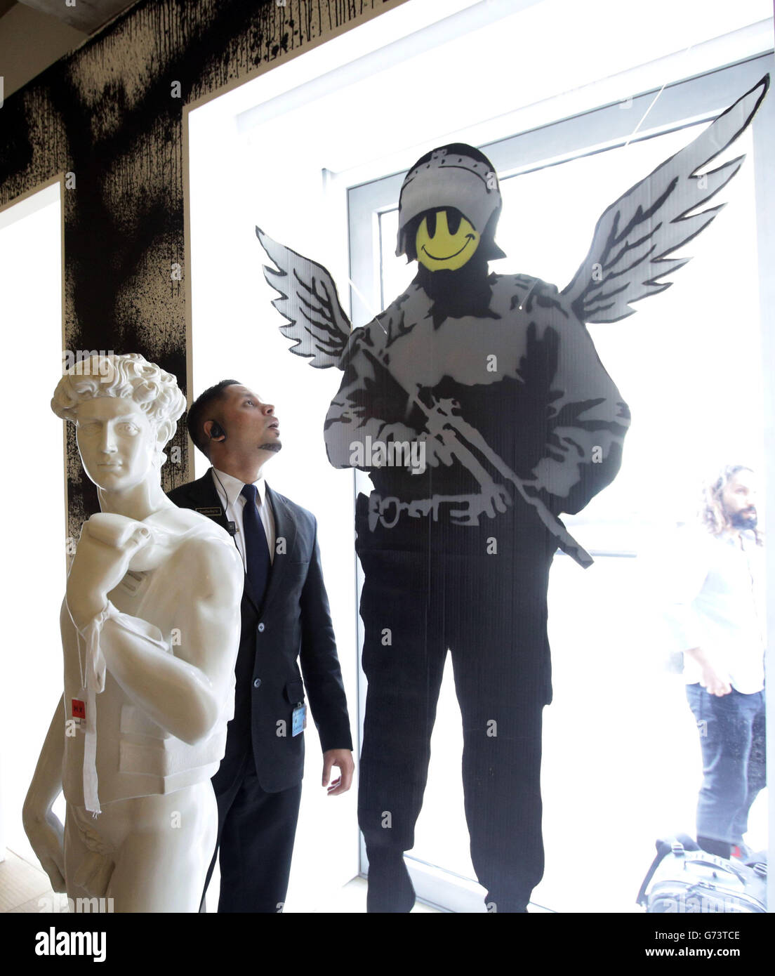 Banksy Art Exhibition S2 Gallery Stock Photo - Alamy
