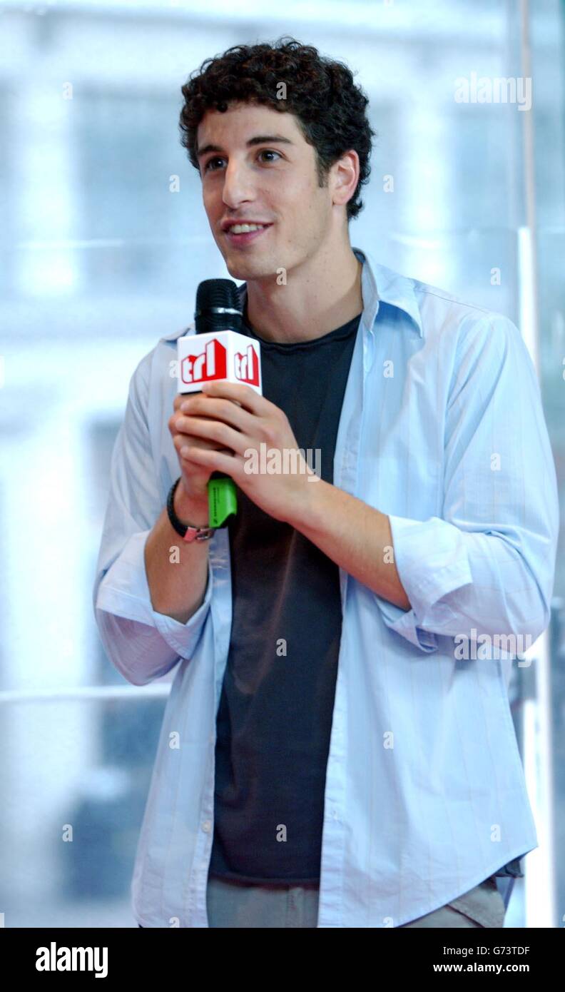 Actor Jason Biggs during his guest appearance on MTV's TRL - Total ...