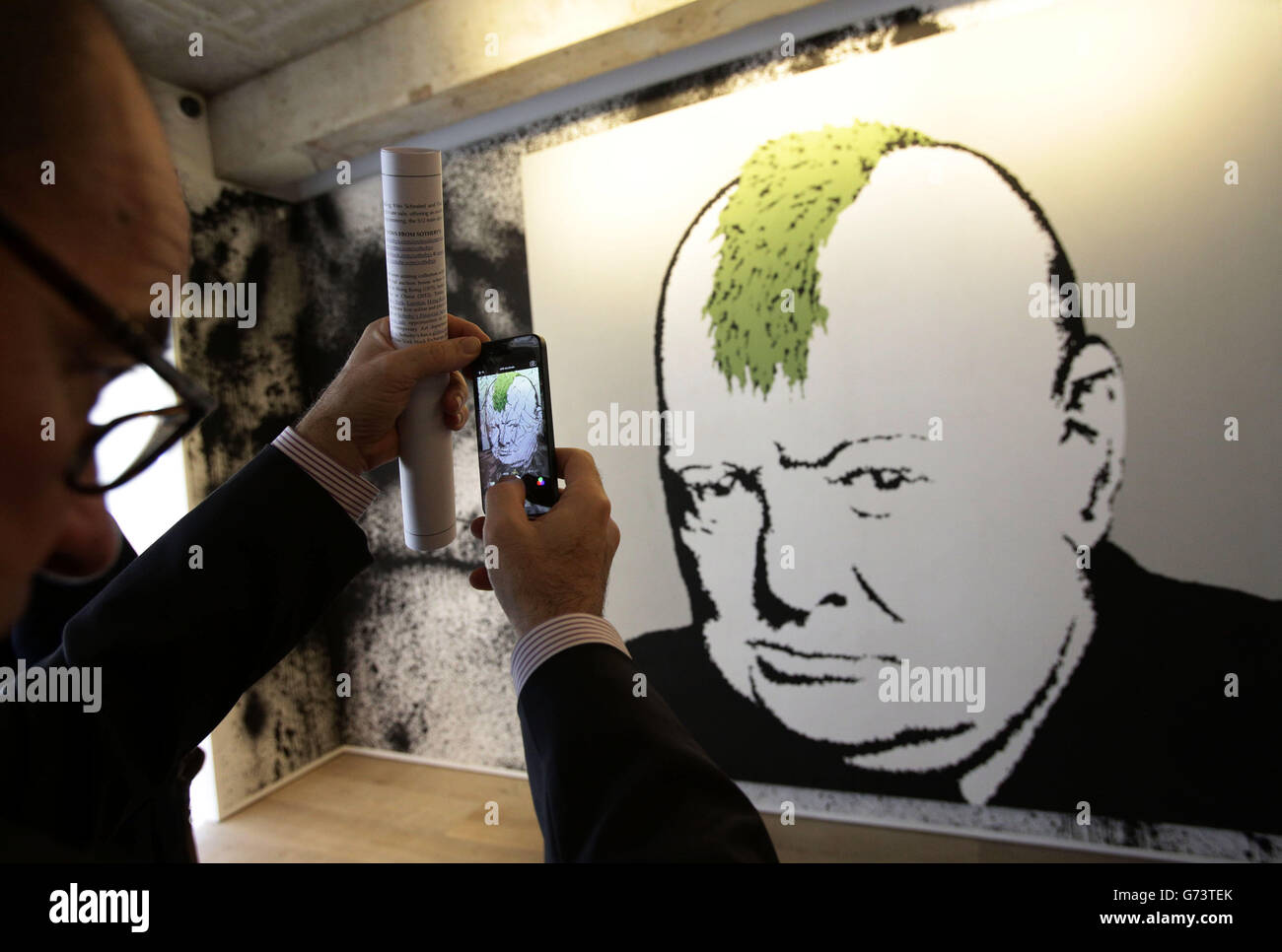 Banksy Art Exhibition S2 Gallery Stock Photo - Alamy