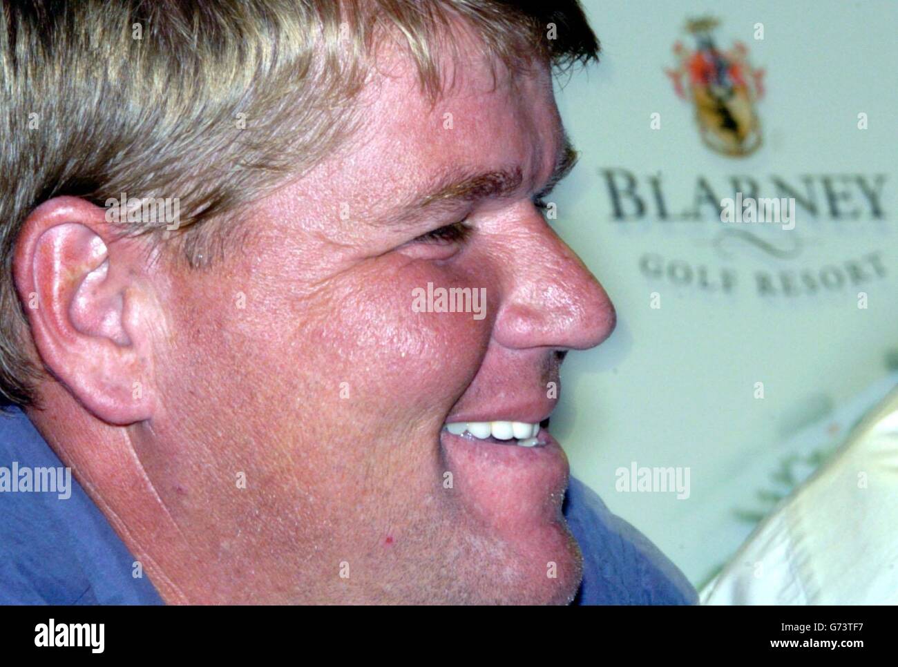 Double major winner and course co-designer, John Daly, at a meeting to ...