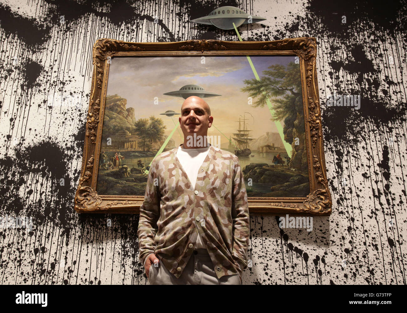 Banksy Art Exhibition S2 Gallery Stock Photo - Alamy