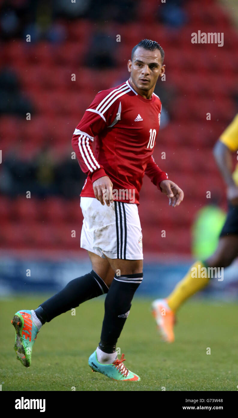 Soccer international friendly jamaica v egypt matchroom stadium hi-res ...