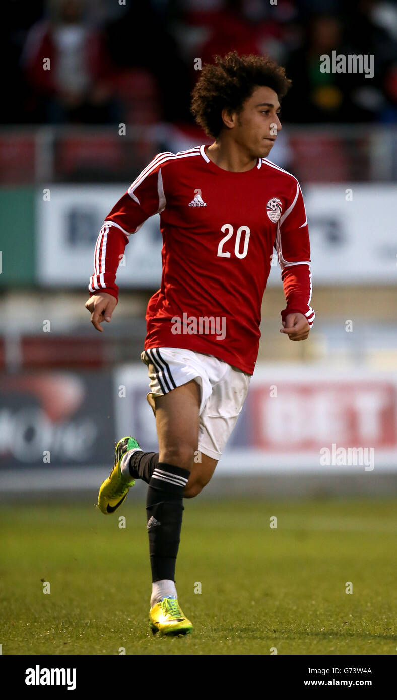 Soccer international friendly jamaica v egypt matchroom stadium hi-res ...